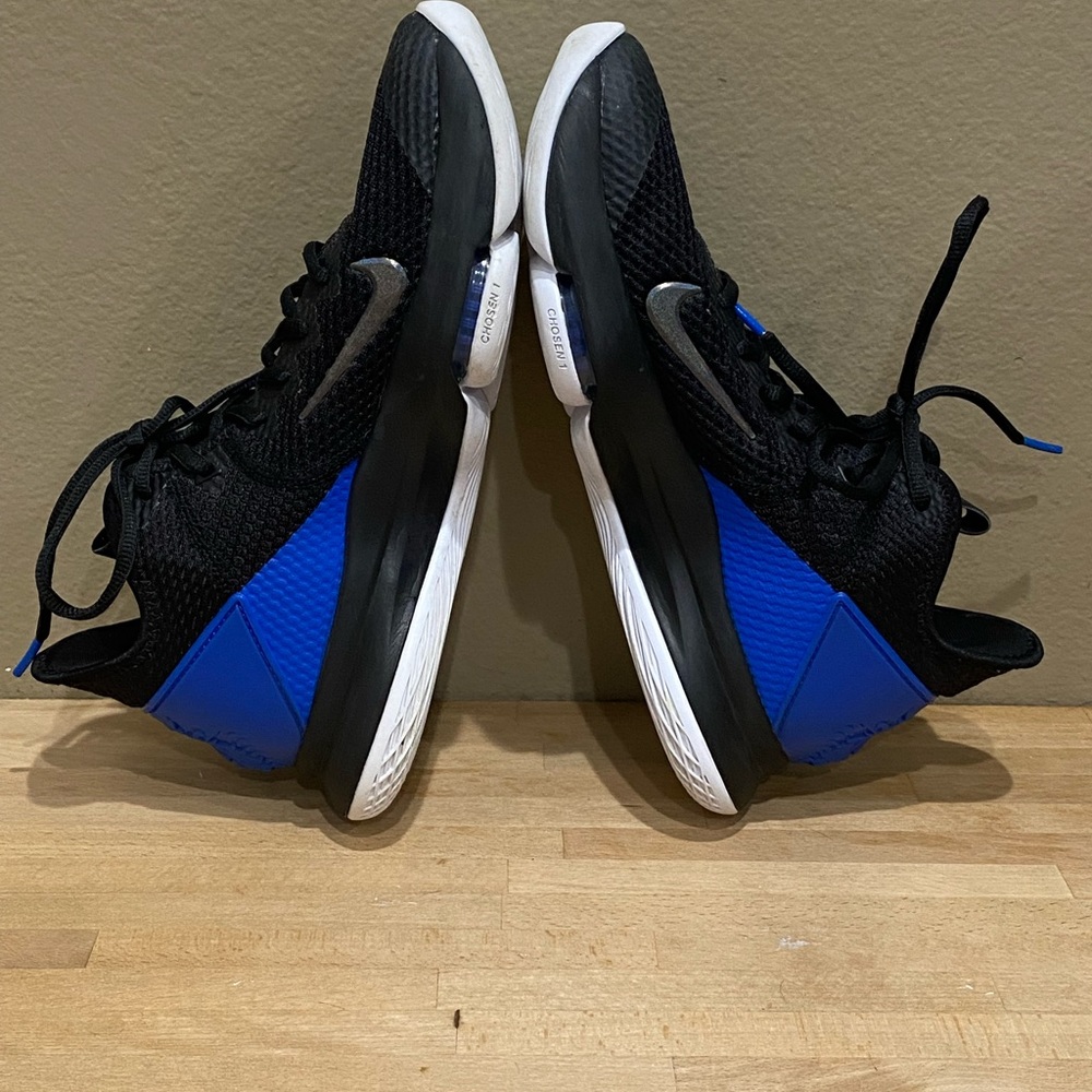 Nike Lebron Witness Iv Black W/Blue Hyper Cobalt, Siz… - Gem